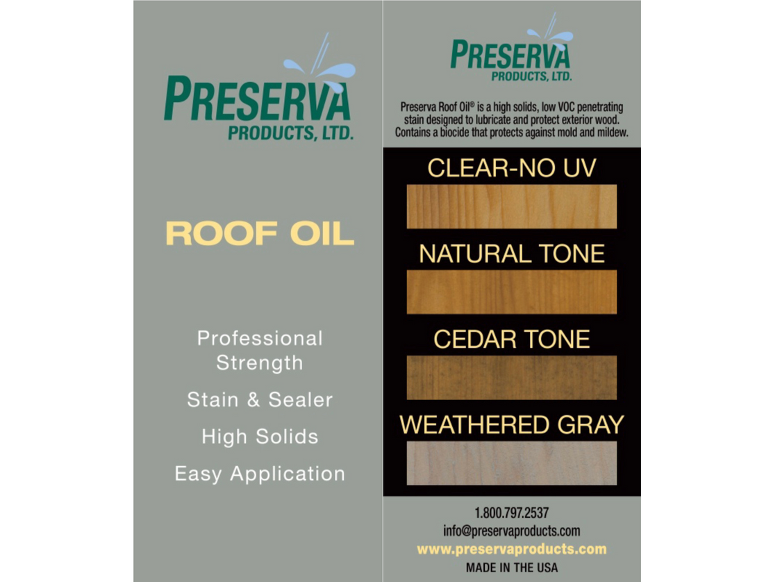 Roof Oil – Preserva Products, Ltd.